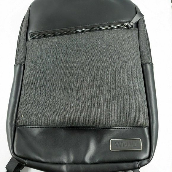WIWU | Accessories | Nwt Wiwu Laptop Leather Backpack Slim Business ...